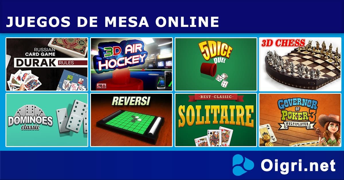 Jugar a los juegos populares de mesa online